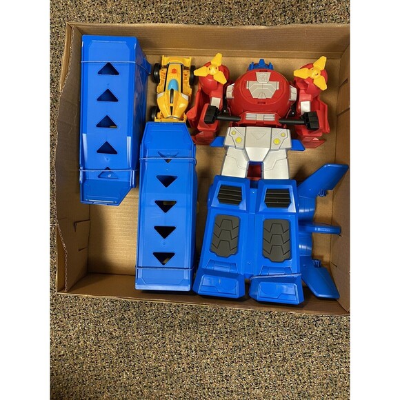 Hasbro | Toys | Transformers Optimus Prime Jumbo Jet Wing Racer Playset ...